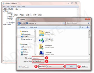 آموزش پایه HTML | انواع تگ‌ها | نحوه نوشتن و اجرای کدها - ادمین سایت